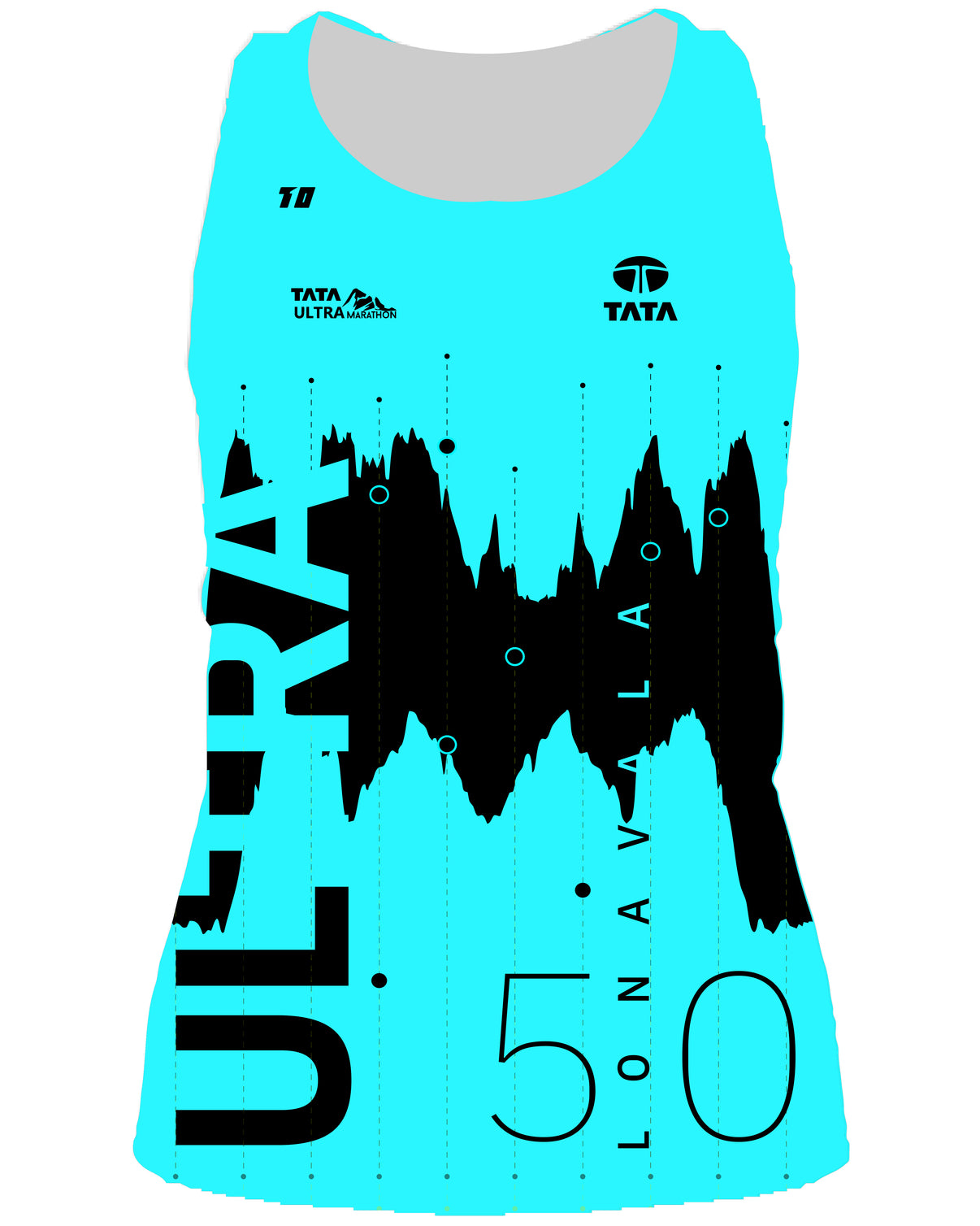 Abstract Female Singlet - Tata Ultra Marathon – T10-sports